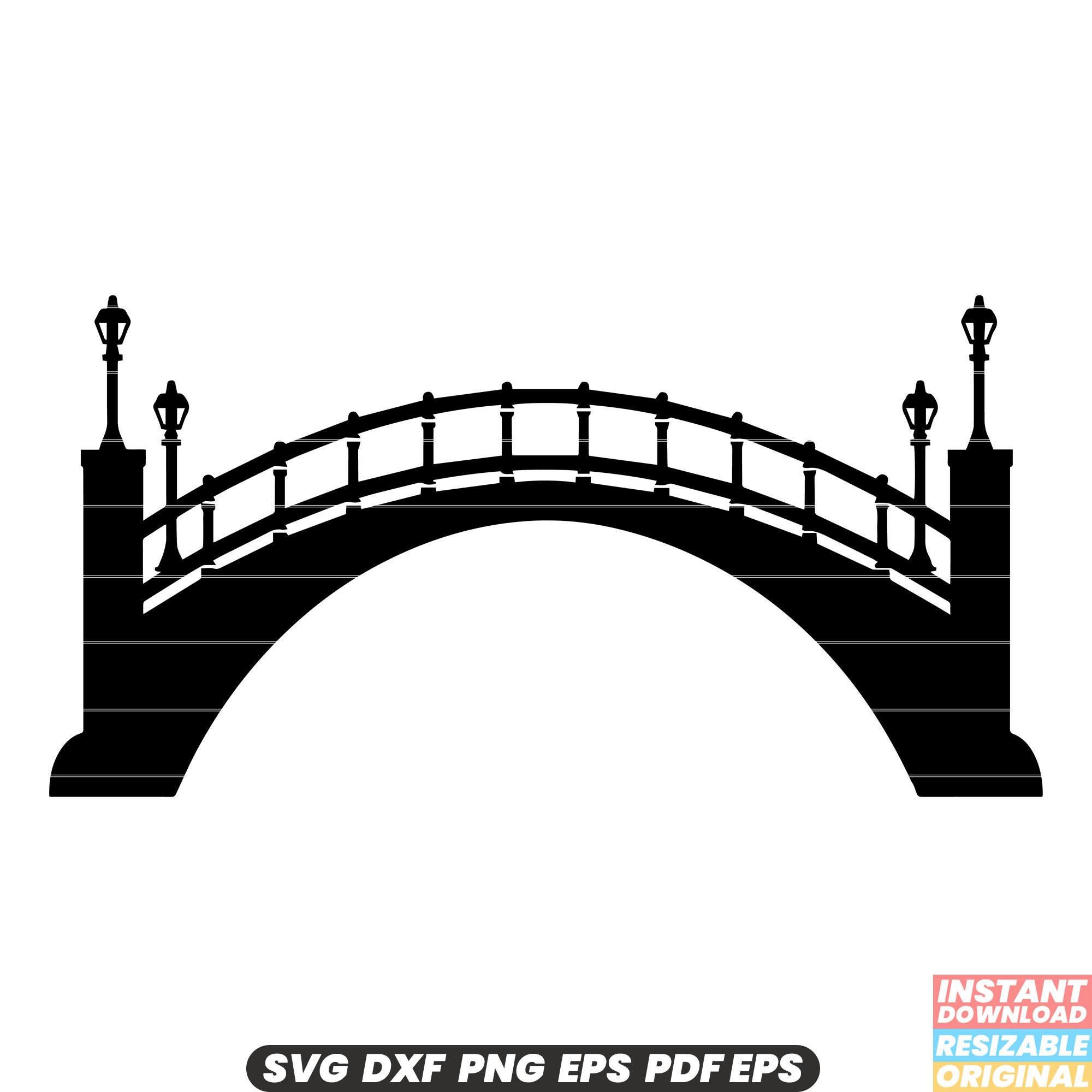 Bridge Svg, Bridge Dxf, Bridge Png, Bridge Cut File, Bridge Clipart ...