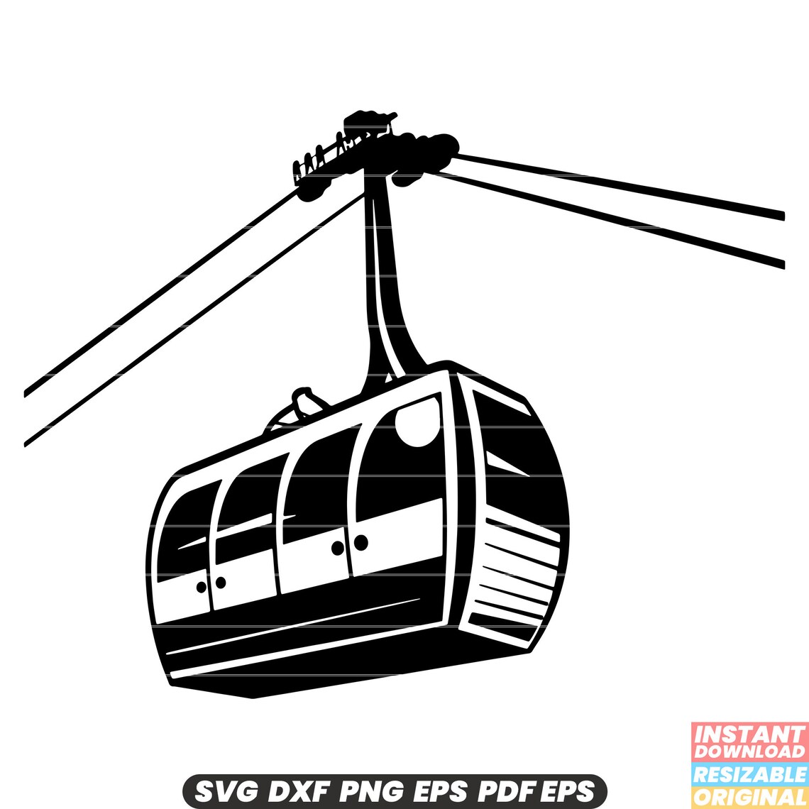 Cable Car Transportation Aerial Tramway Gondola Mountain Ski Resort ...