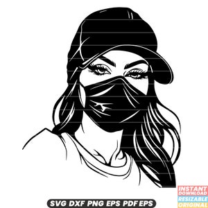 Gangster Girl SVG - Criminal Woman, Hustle Cool Dope Mafia Member ...