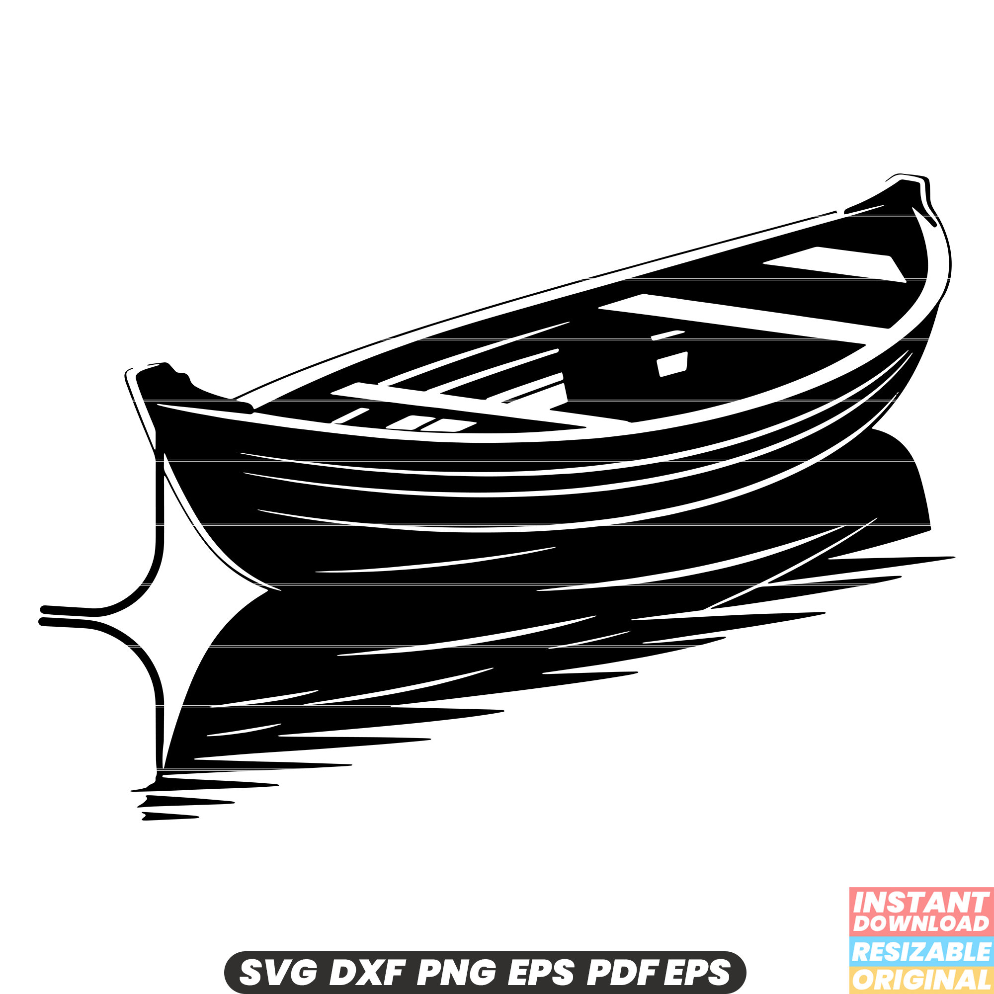 Rowboat Small Boat Rowing Oars Paddling Watercraft Canoeing Fishing ...