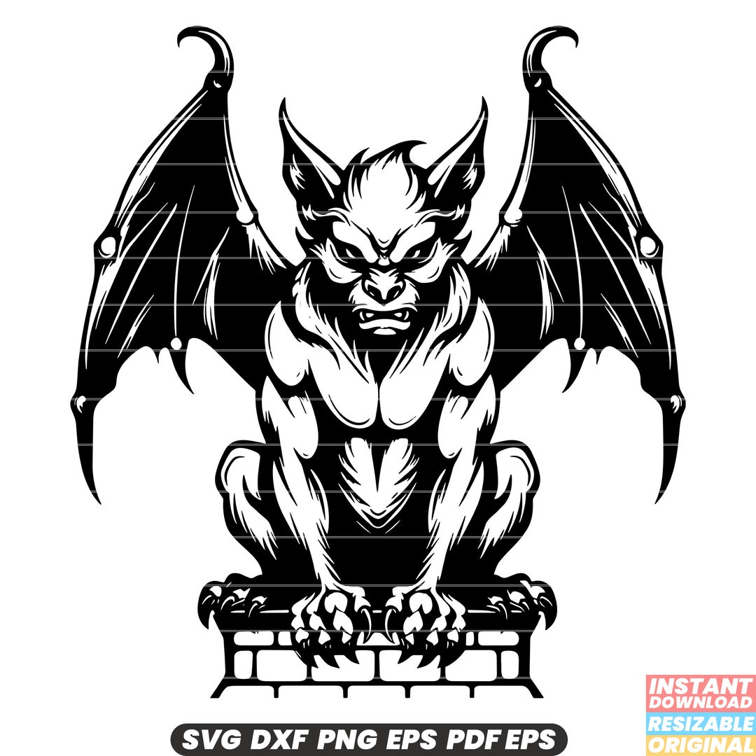 Gargoyle Statue Architecture Stone Mythical Creature Gothic Cathedral ...