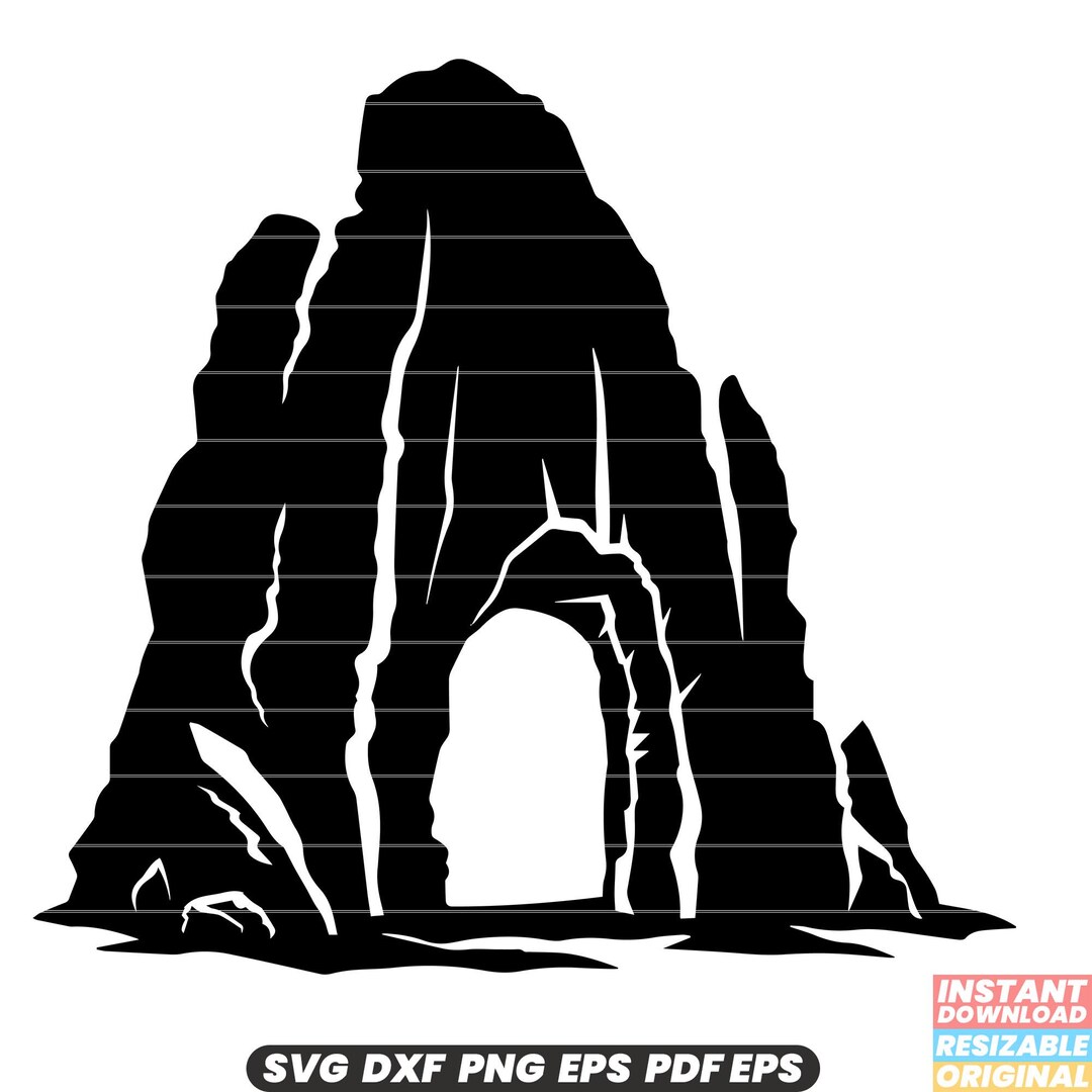 Cave Svg, Cave Dxf, Cave Png, Cave Cut File, Cave Clipart, Cave File ...