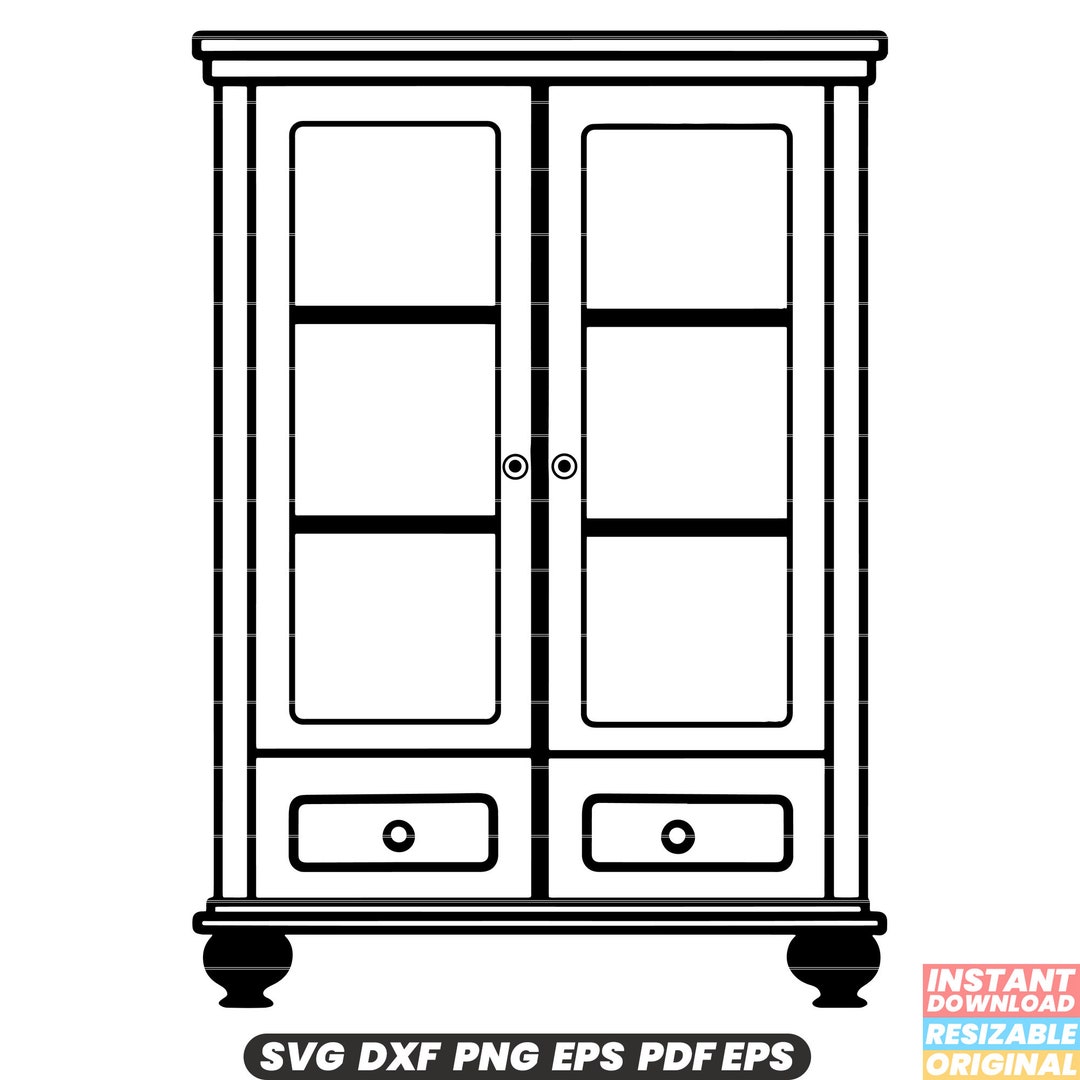 Cabinet Furniture Storage Cupboard Closet Organizer Drawer Home Decor ...