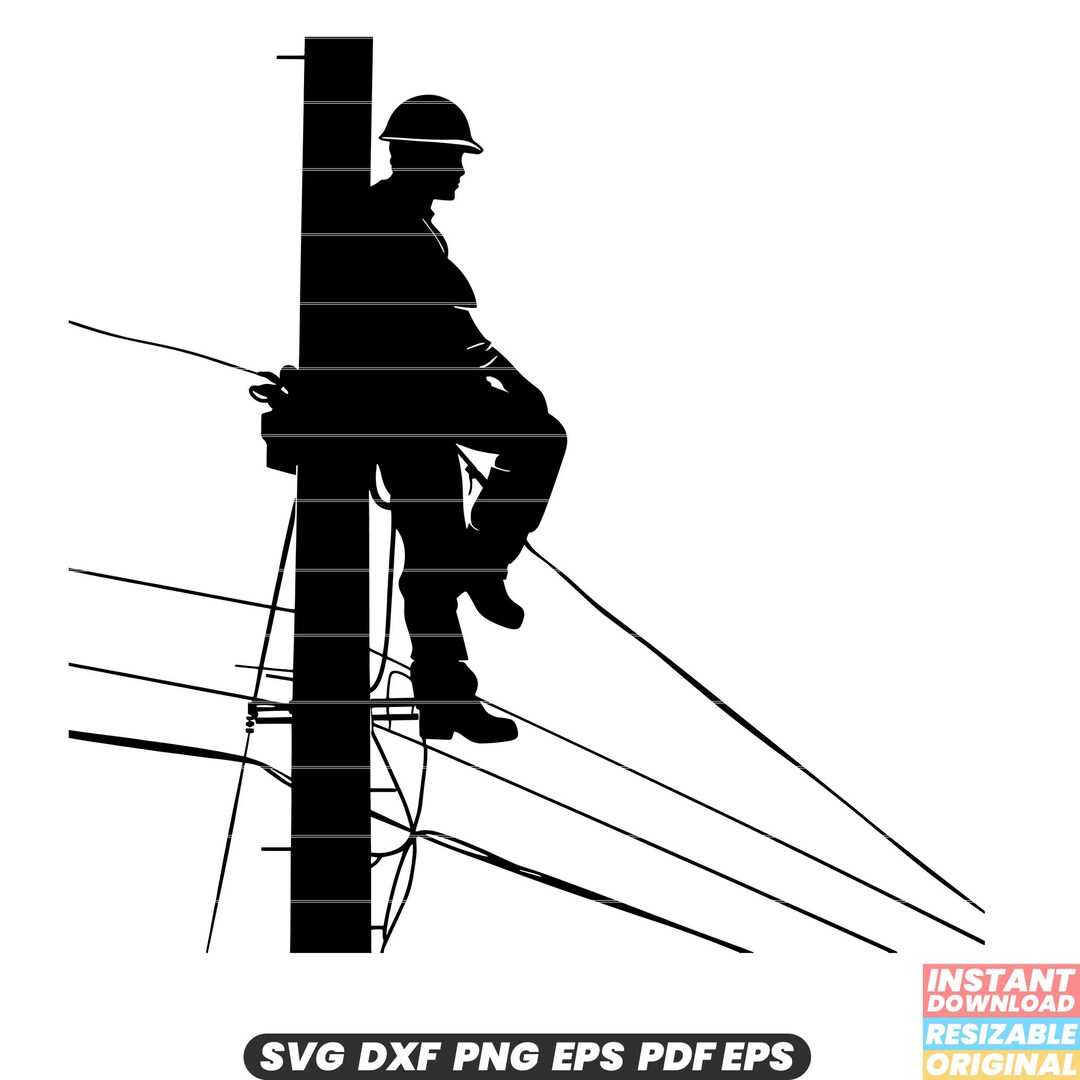 Lineman SVG Sports Illustration Lineman Clipart Football Player Graphic ...