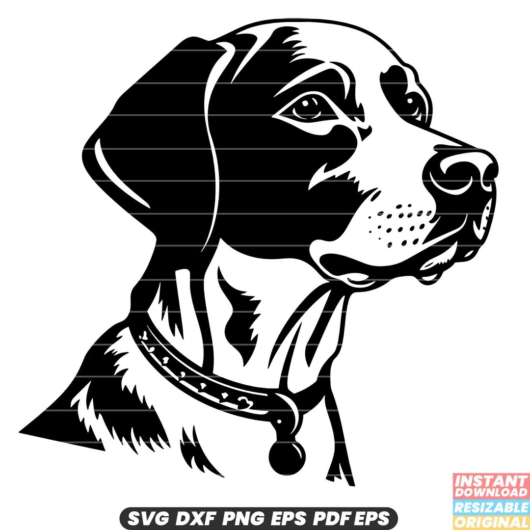 Pointer Dog Breed SVG - Hunting Hound, Canine Companion, Pet ...