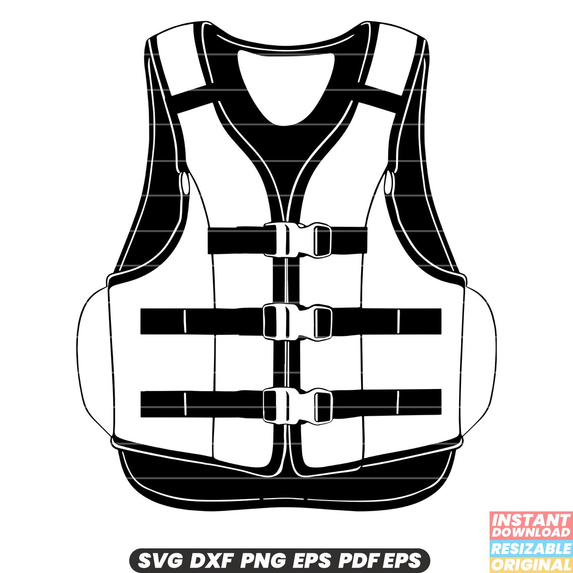 Life Jacket Personal Flotation Device Safety Gear Buoyancy Aid Water ...