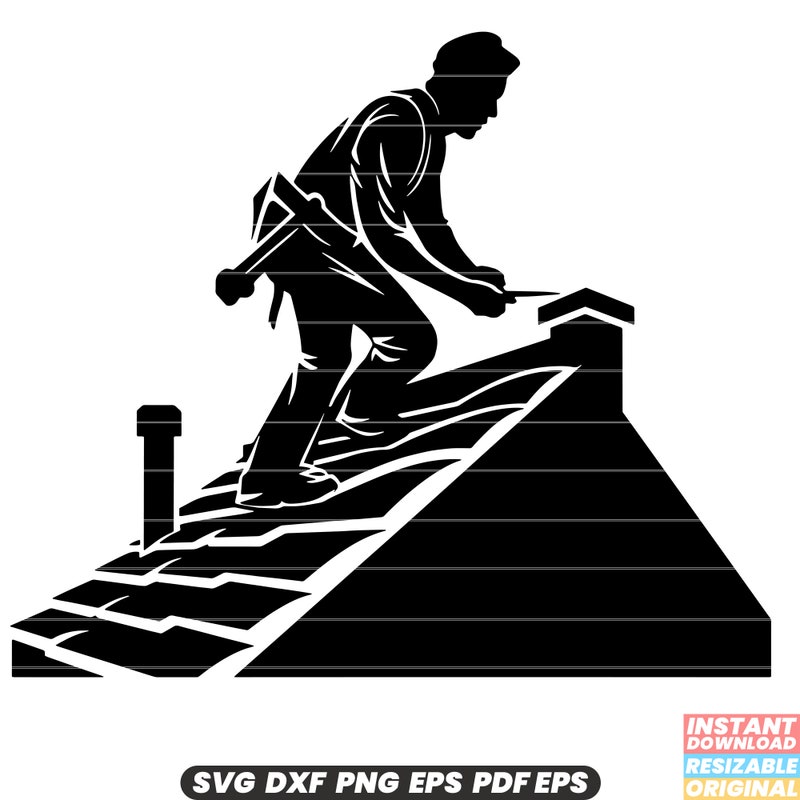 Roofing Svg - Etsy