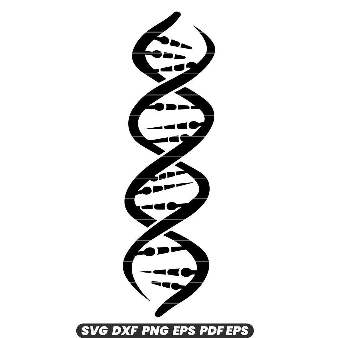 DNA Svg Genetics Molecule Double Helix Science Biology Genetic Code ...