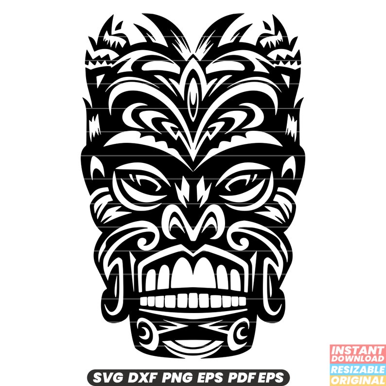 Tiki Statue Tropical Hawaiian Polynesian Culture Carving Sculpture Idol ...