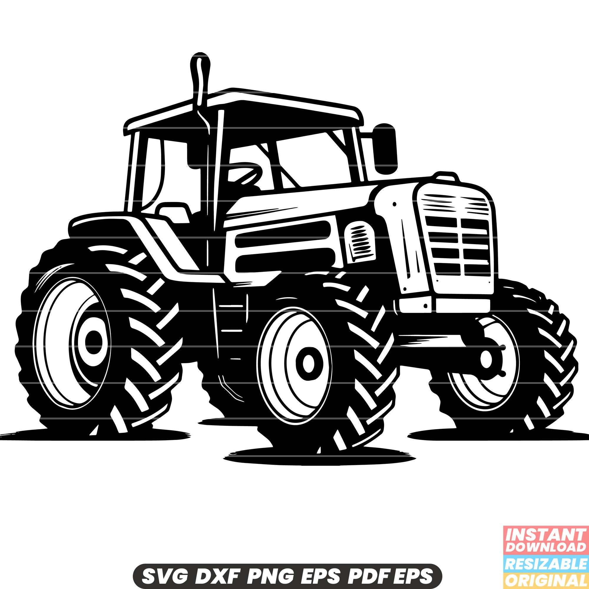 Tractor Farm Agriculture Equipment Vehicle Rural Machinery Farmer Field ...