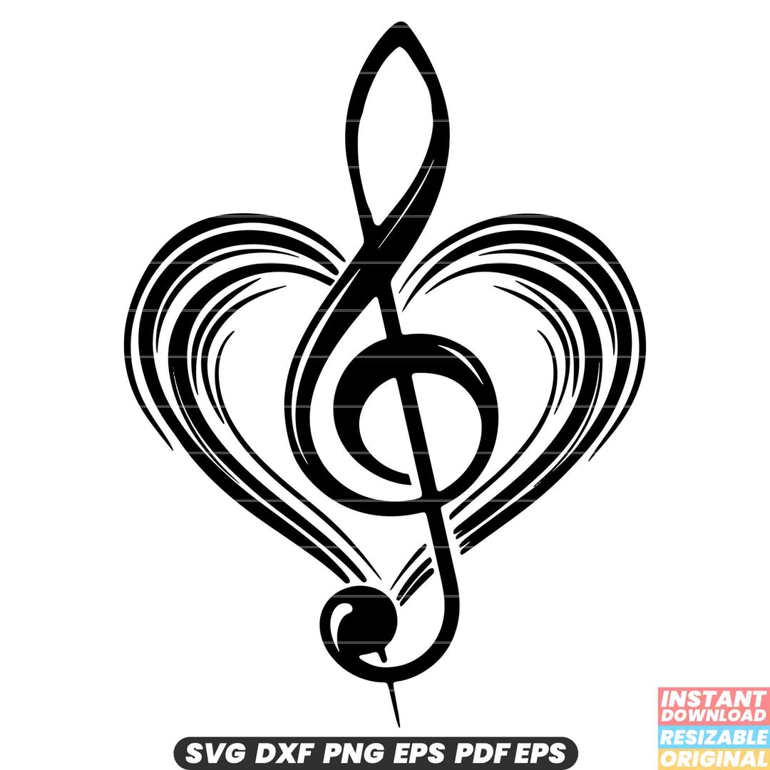 Musical Notes G Key Musician SVG Music Sheet Note Symbol Melody ...