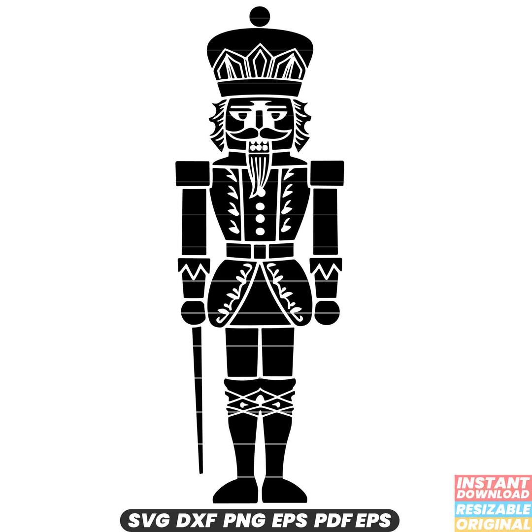 Nutcracker SVG Christmas Toy Soldier Ballet Music Box Holiday ...