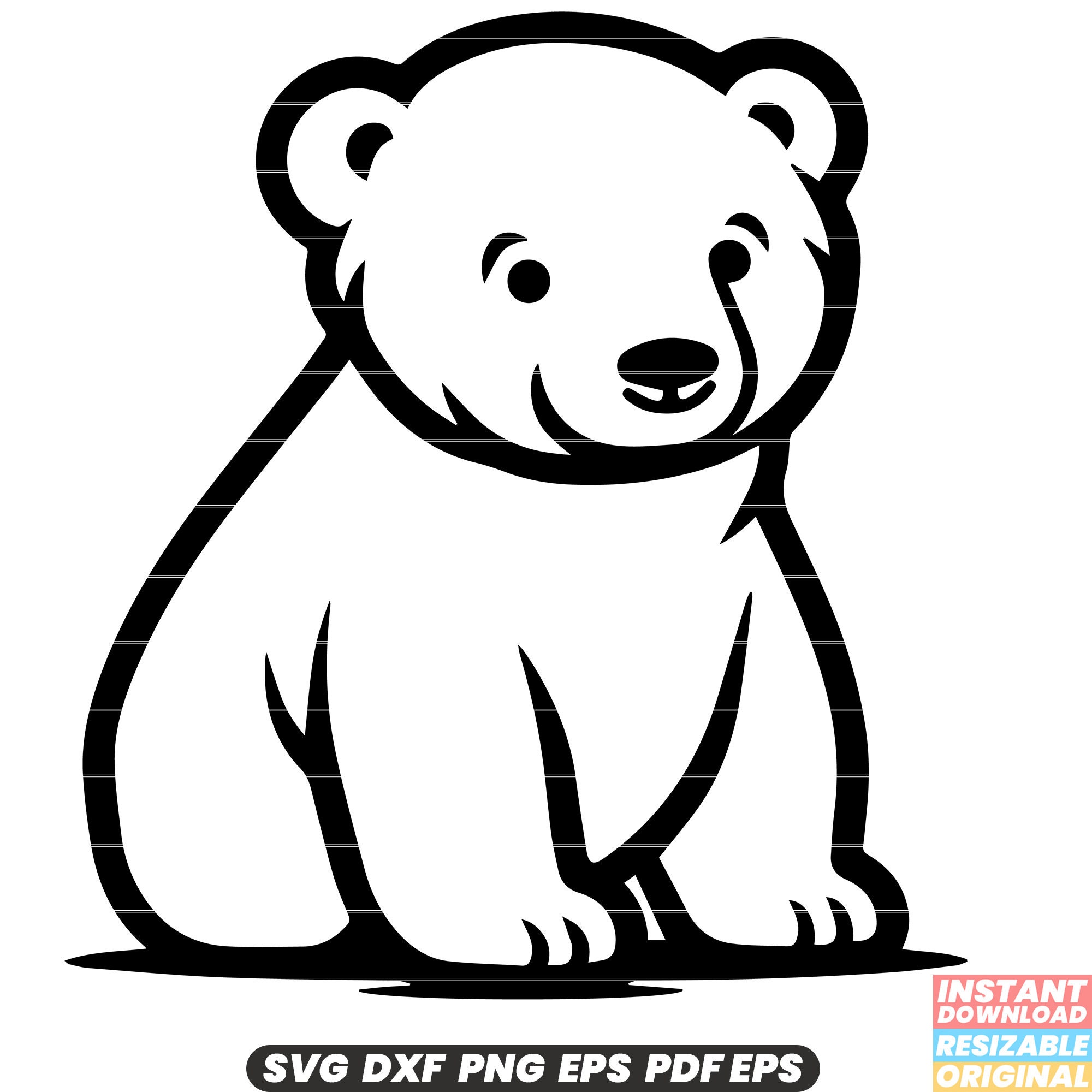 Arctic Clipart Black And White