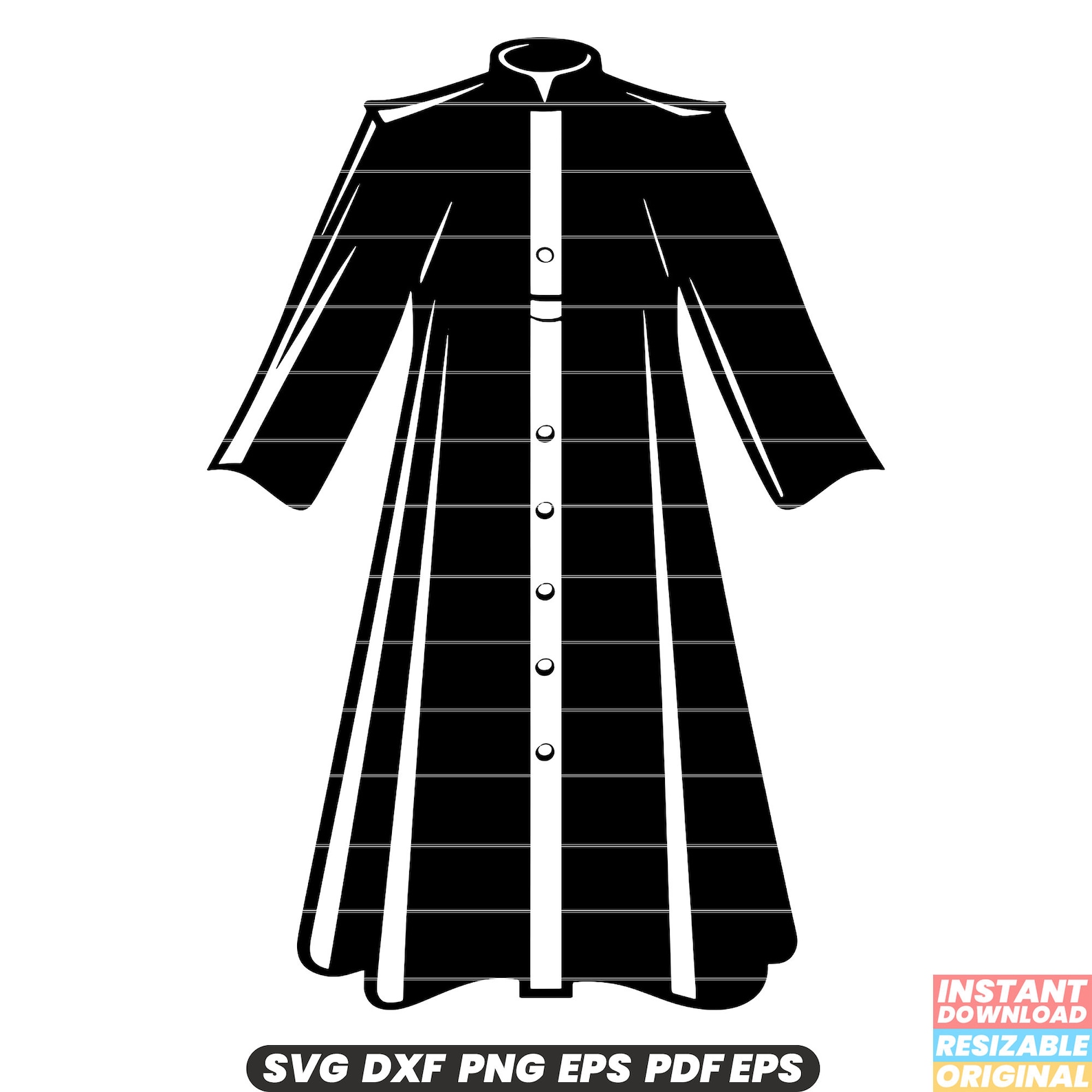 Cassock Robe Vestment Clergy Religious Attire Church Garment Priesthood ...