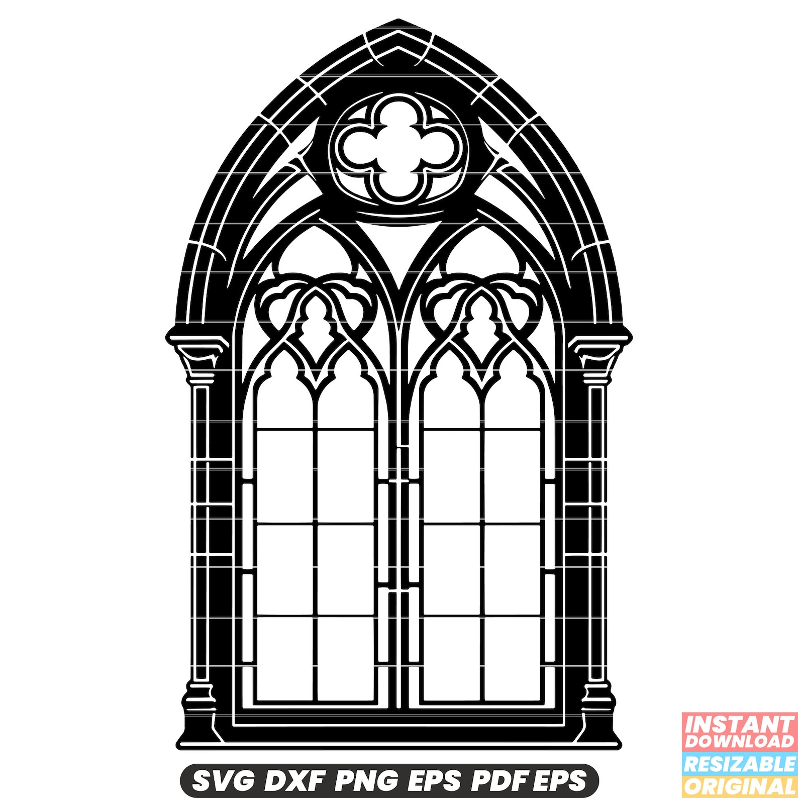 Church Window Stained Glass Cathedral Religious Sacred Architecture ...