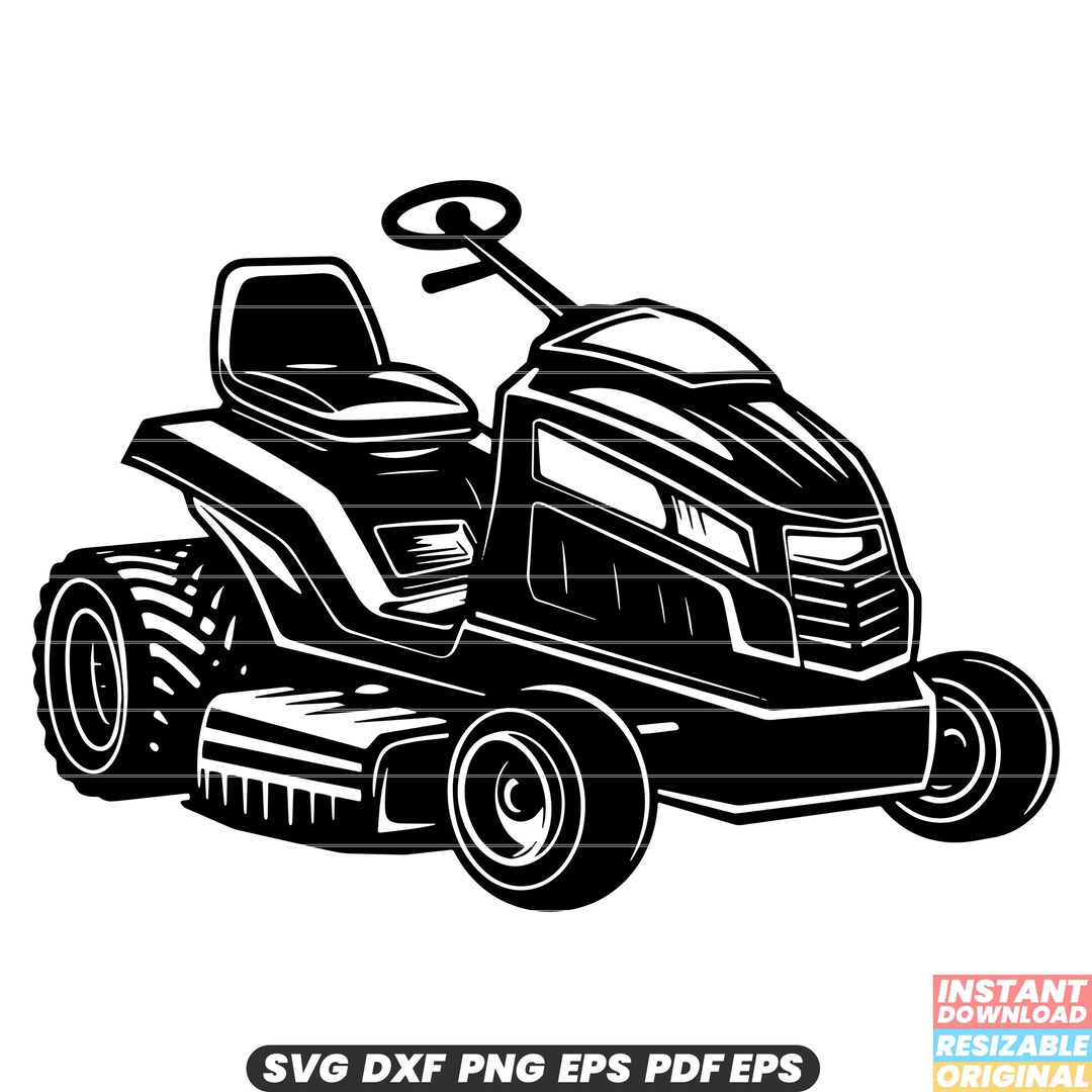 Ride-on Mower Lawnmower Garden Equipment Grass Cutting Landscaping ...