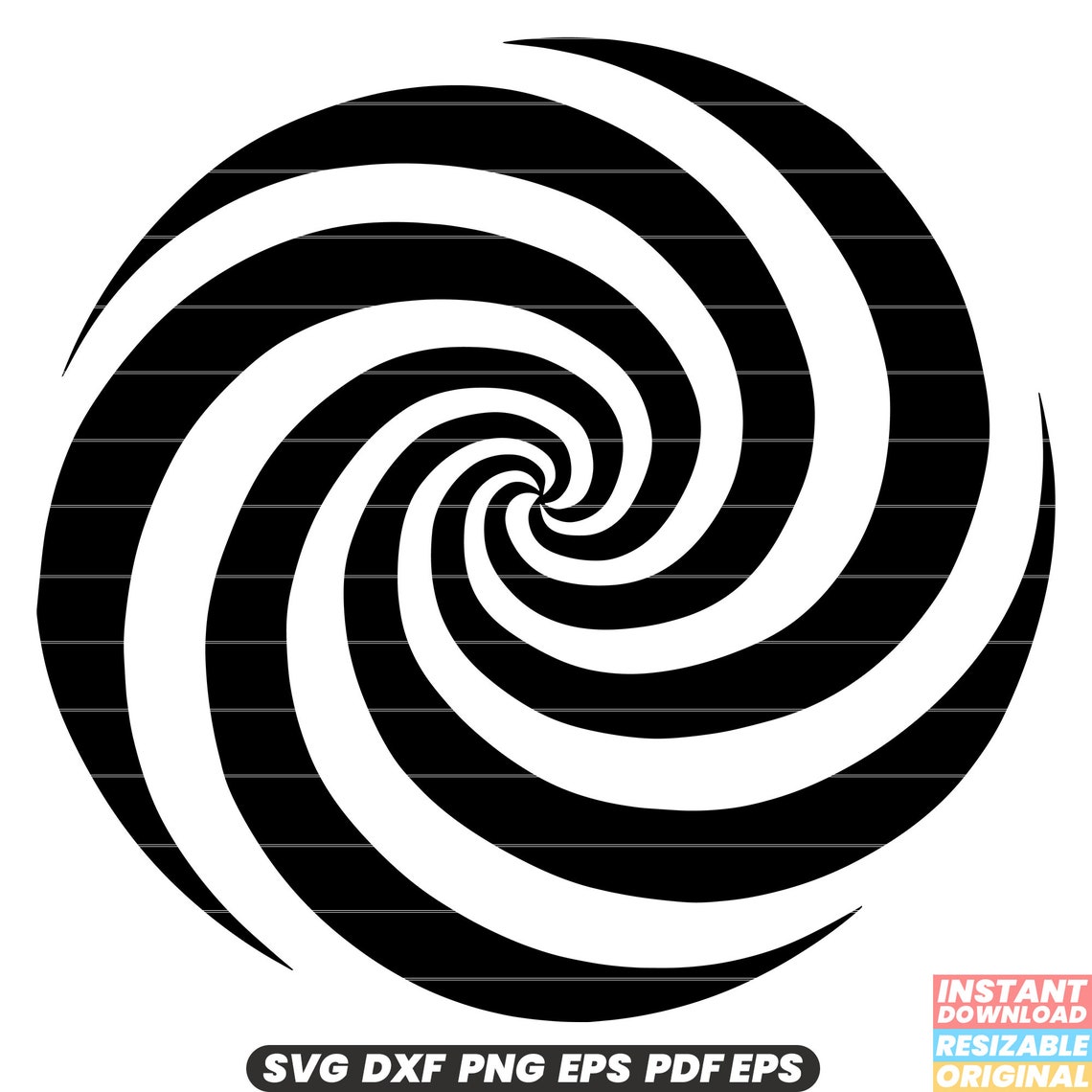Cyclone SVG, Cyclone DXF, Cyclone PNG, Cyclone Clipart, Cyclone Cut ...