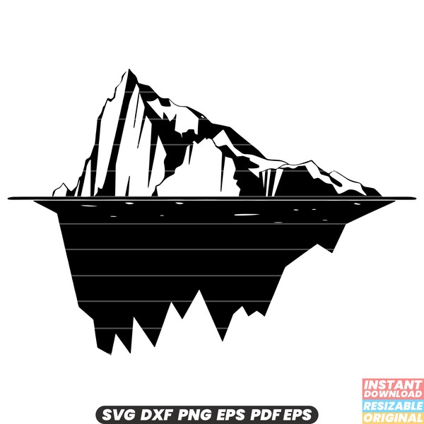 Iceberg Svg - Etsy