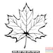 Maple Leaf SVG Autumn Illustration Maple Leaf Clipart Fall Graphic ...