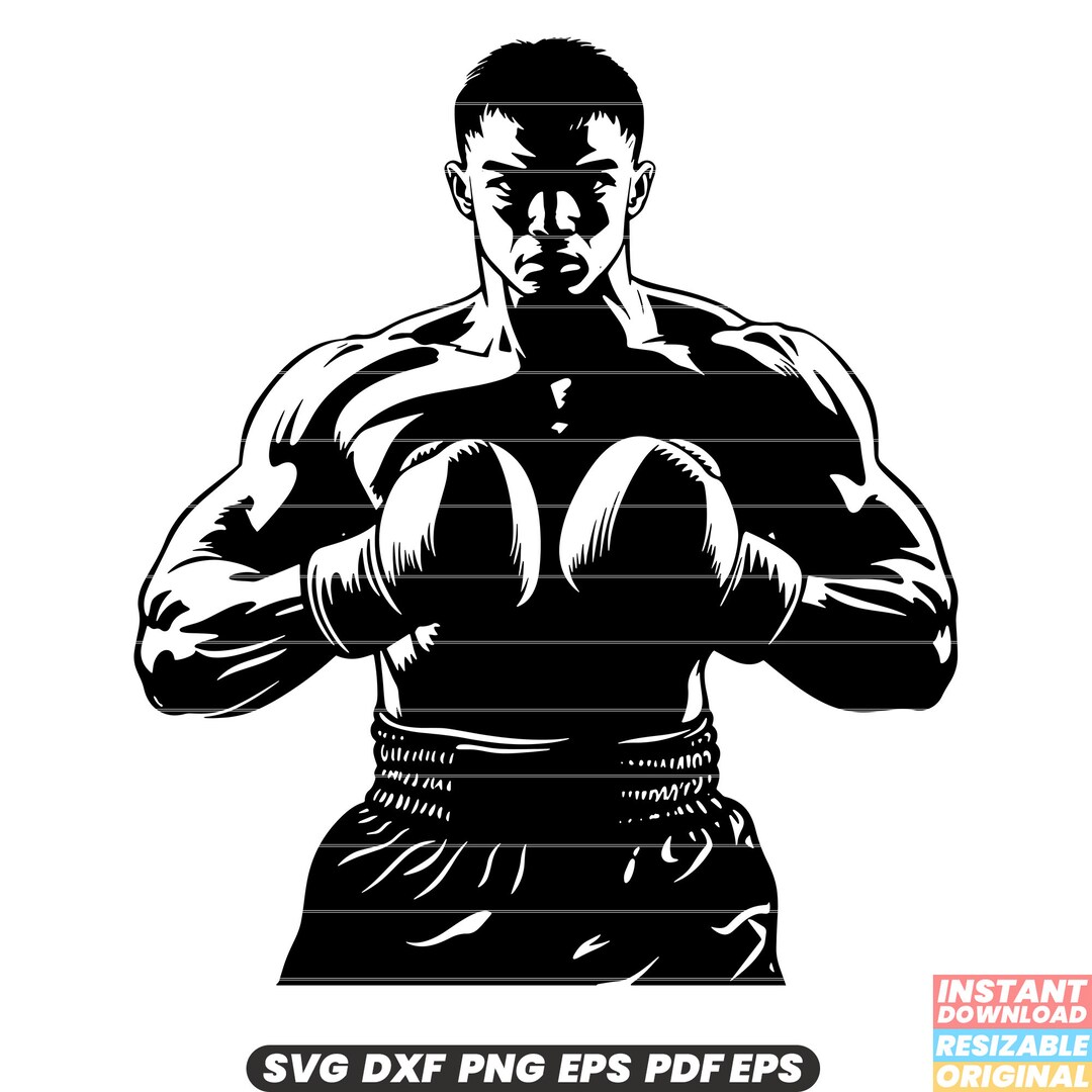 Boxing Sport Combat Fighting Punches Ring Boxing Gloves Boxer Fighter ...