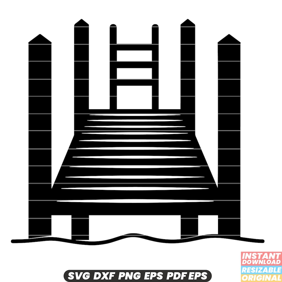 Dock Svg, Dock Dxf, Dock Png, Dock Cut File, Dock Clipart, Dock File ...