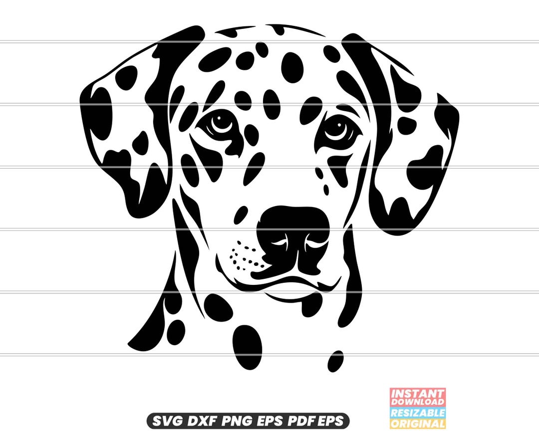 Dalmatian Svg, Dalmatian Dxf, Dalmatian Png, Dalmatian Cut File ...