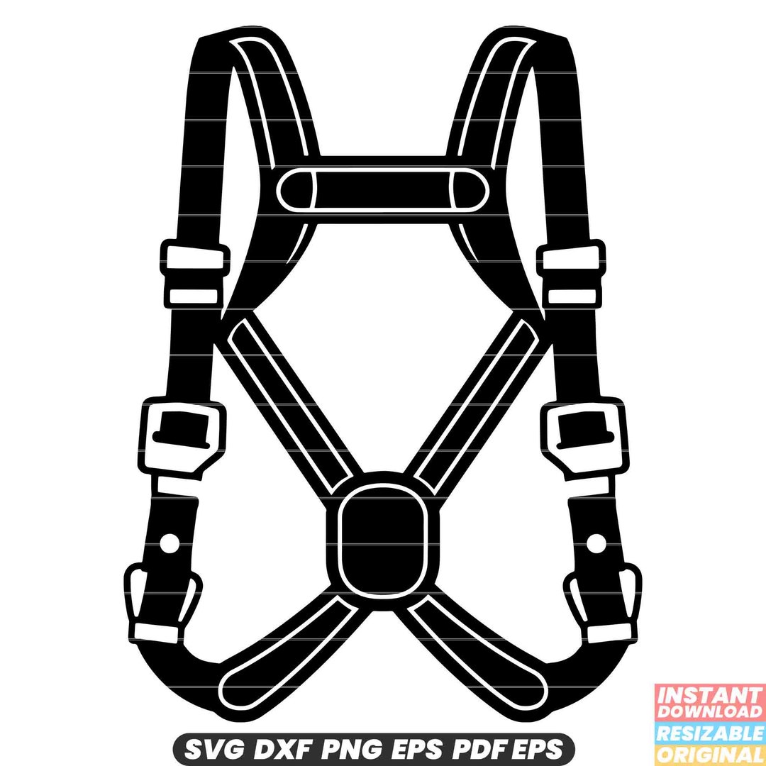Climbing Harness SVG Safety Gear Rope Climb Adventure Outdoor Sport ...