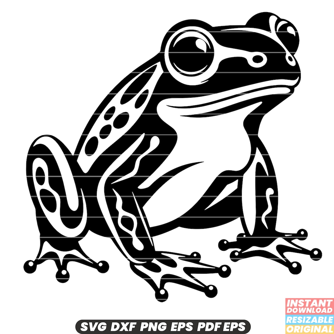 Frog Amphibian Nature Wildlife Pond Green Animal Cute Ribbit Lily Pad ...