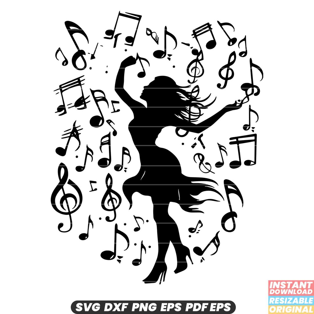 Musical Notes G Key Musician SVG Music Sheet Note Symbol Melody ...
