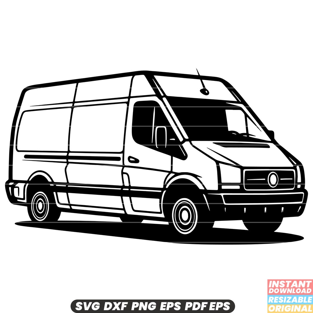 Delivery Van Cargo Transport Vehicle Commercial Logistics Shipping ...