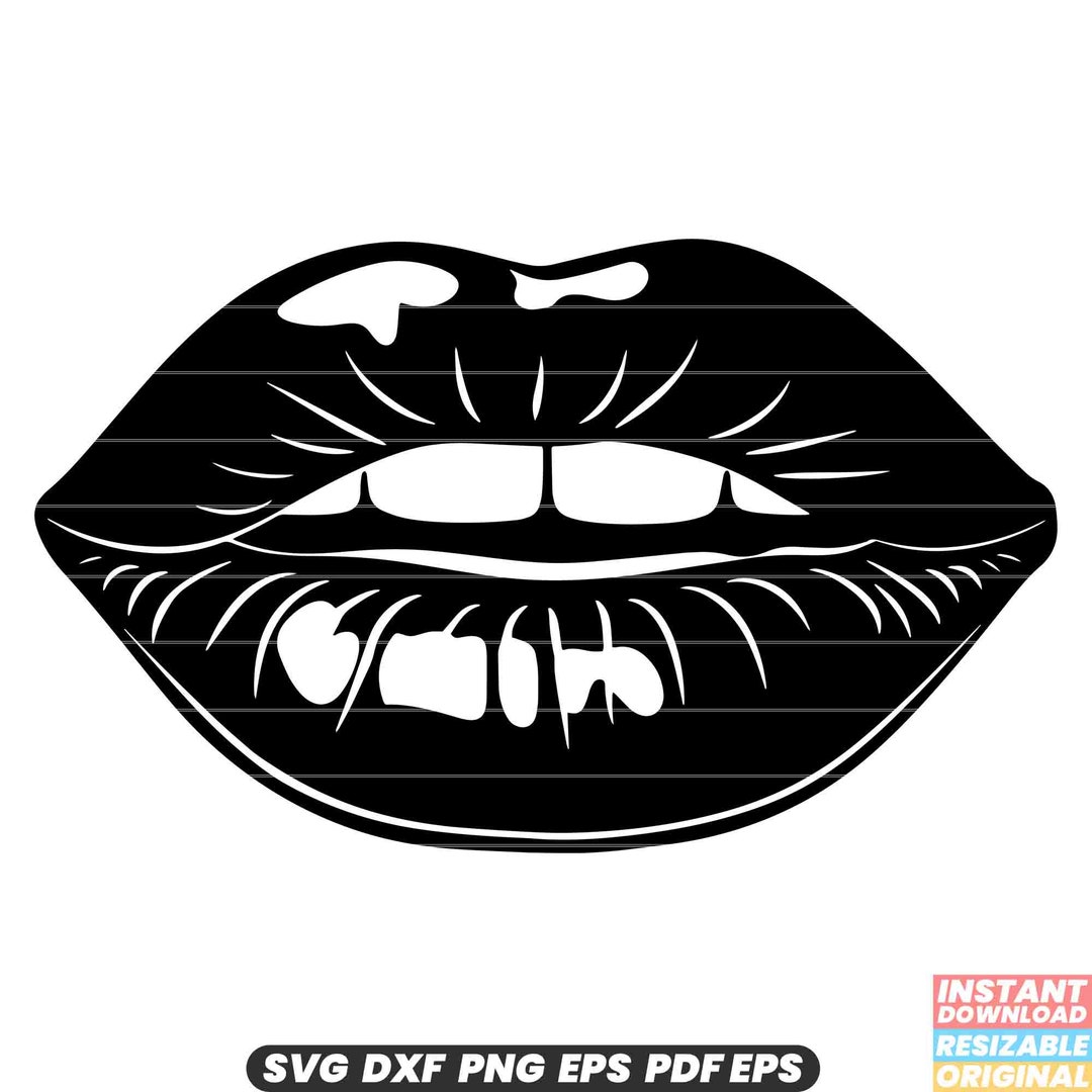 Lips SVG Mouth Kiss Beauty Sensuality Lipstick Fashion Makeup Cosmetic ...