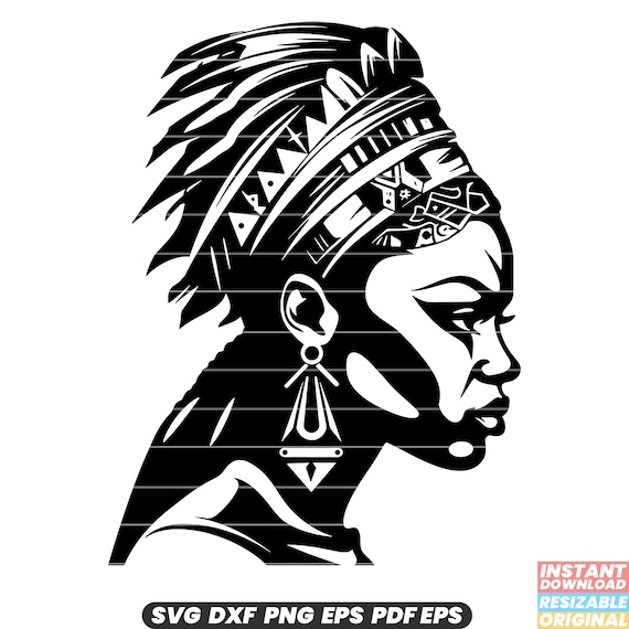 Zulu Warrior Logo African Zulu Tribal Warrior SVG Schnittdatei Von
