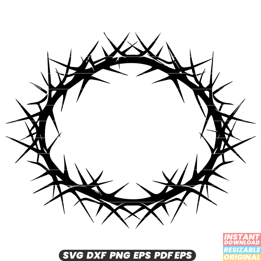 Crown of Thorns Jesus Christ Crucifixion Religious Symbol Thorny Jesus ...