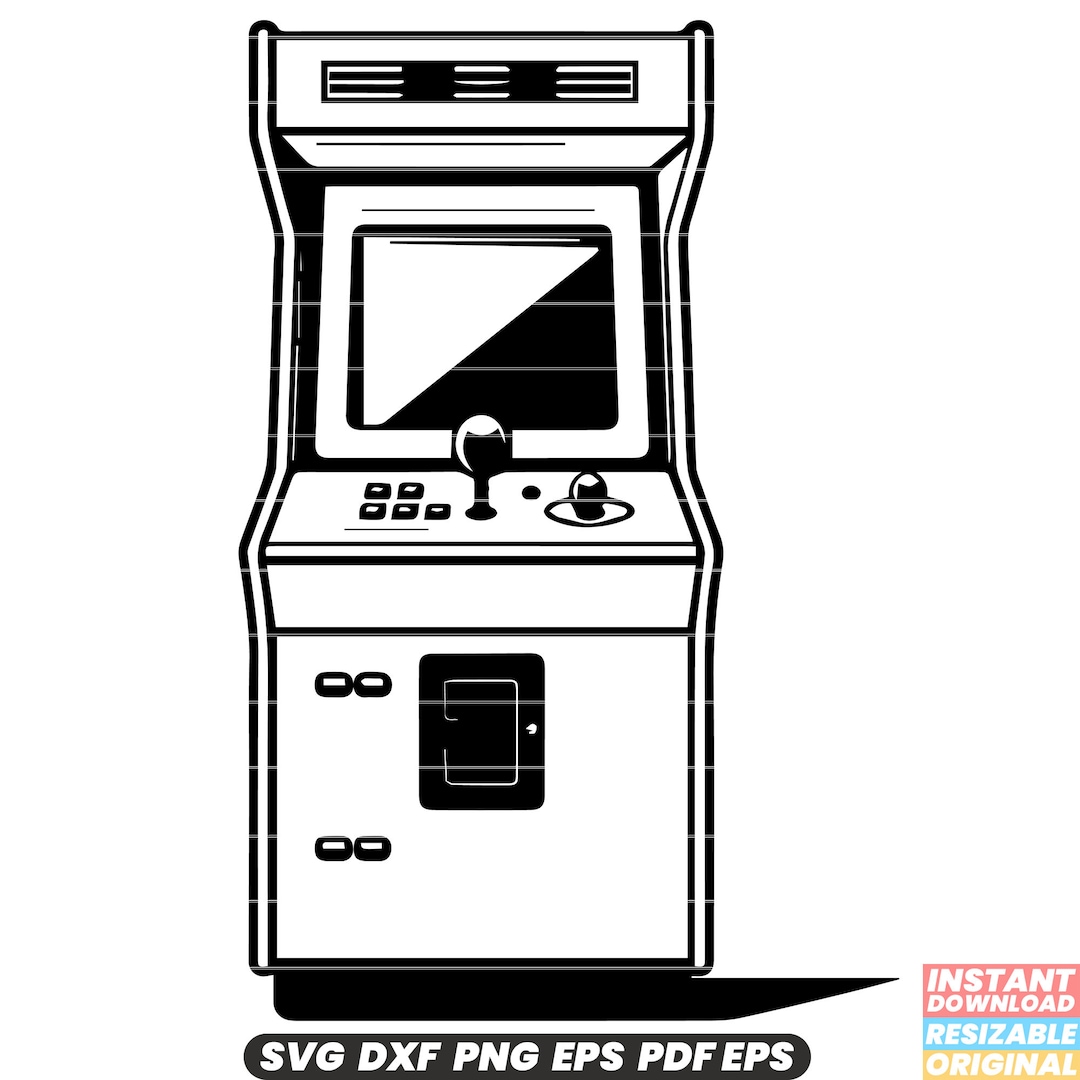 Arcade Machine Gaming Video Games Retro Vintage Entertainment Coin ...
