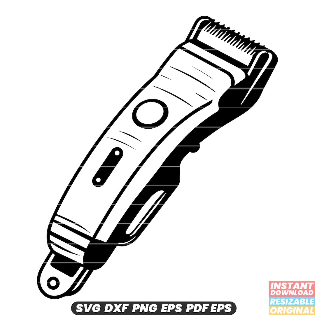 Hair Clippers SVG Grooming Barber Haircut Salon Trimmer Shaver Electric ...