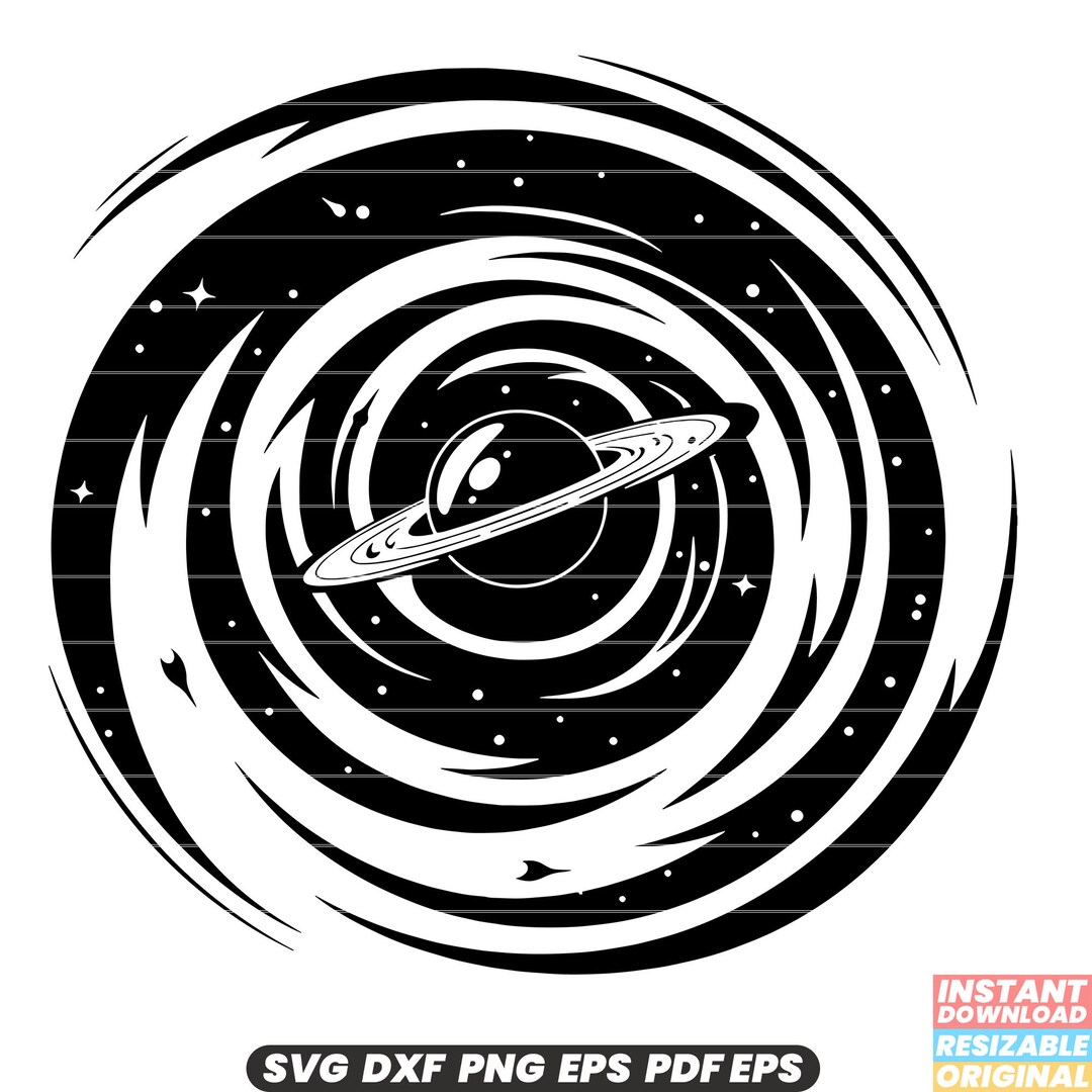 Galactic Core SVG - Space Illustration, Galactic Center, Celestial Body ...