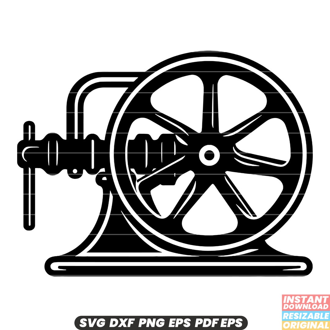 Water Pump SVG Machinery Illustration Industrial Equipment Clipart ...