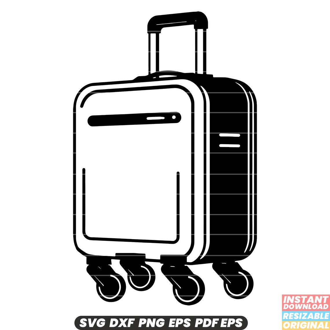 Trolley Bag Luggage Suitcase Travel Roller Carry-on Wheeled Handle ...