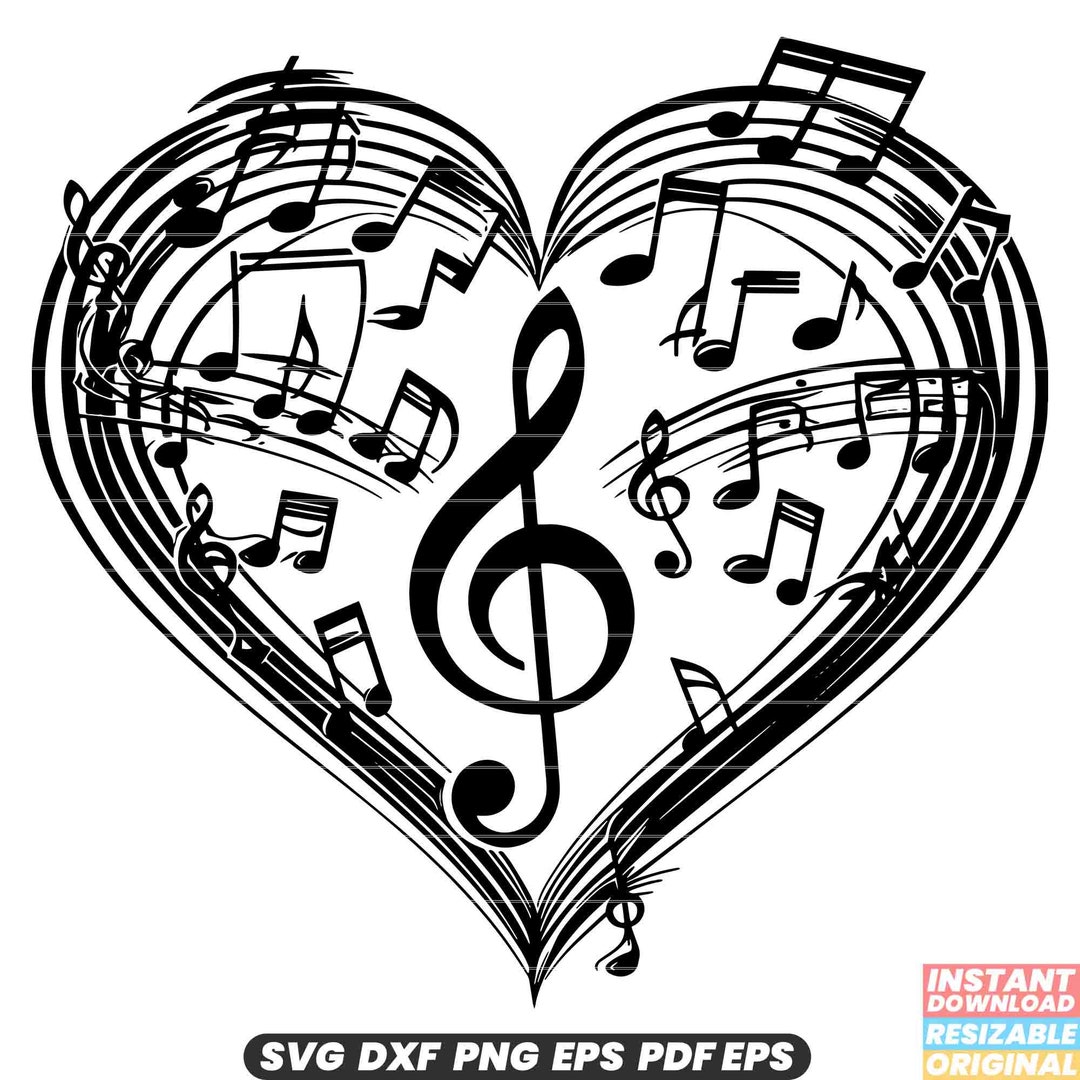 Musical Notes G Key Musician SVG Music Sheet Note Symbol Melody ...