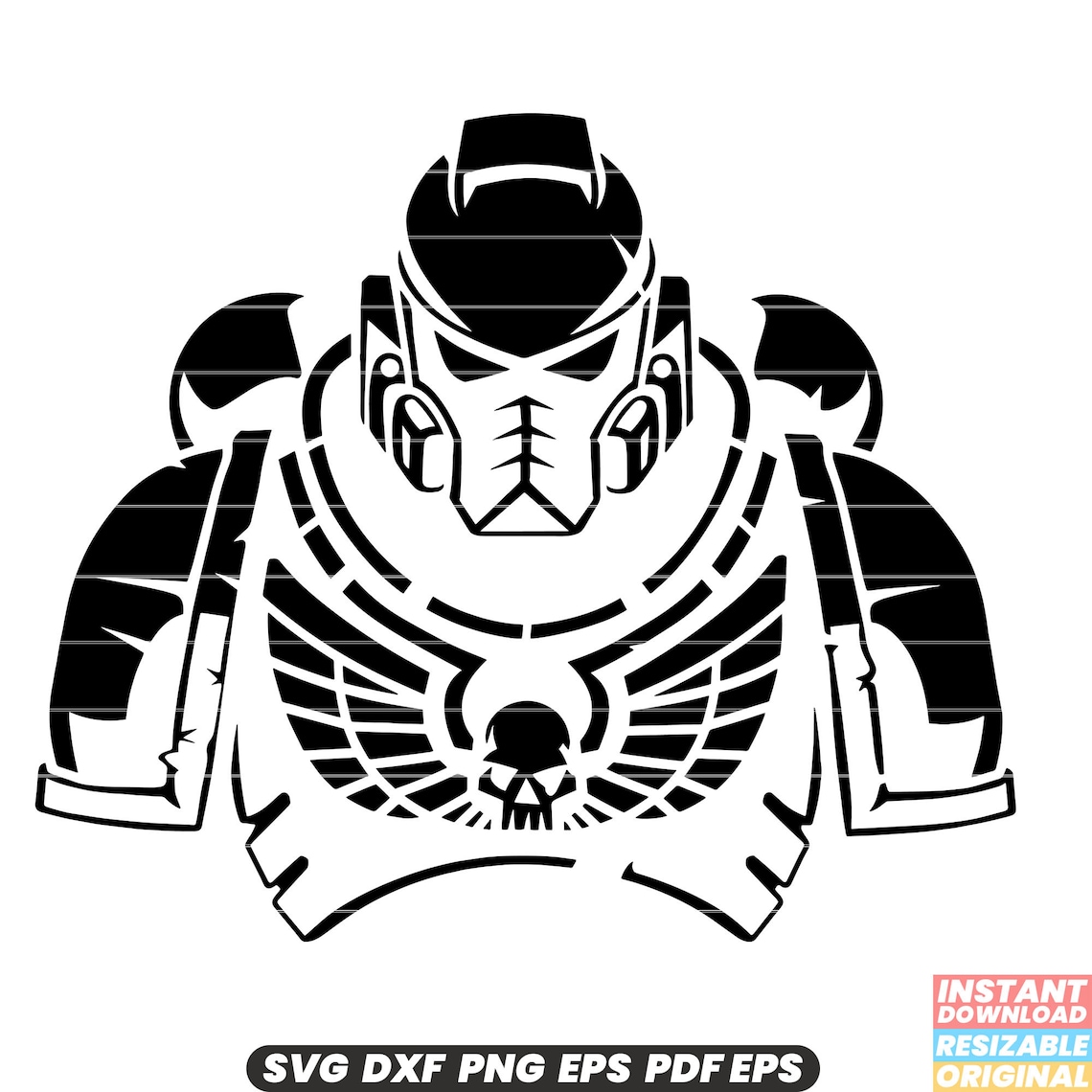 Space Marine SVG Science Fiction Illustration Space Marine Clipart ...