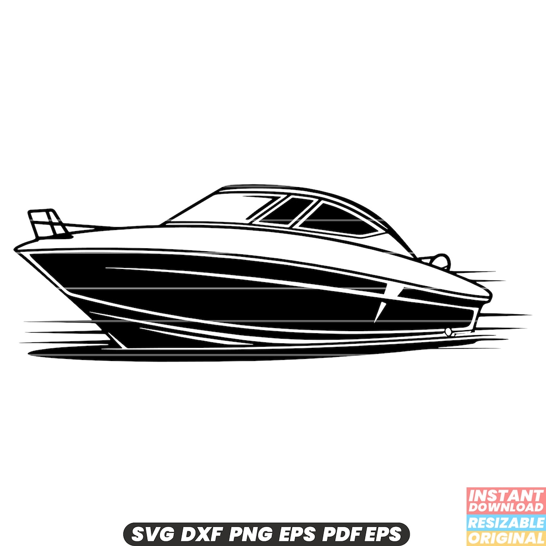 Speedboat Watercraft Motorized Speed Leisure Recreational Racing Sport ...