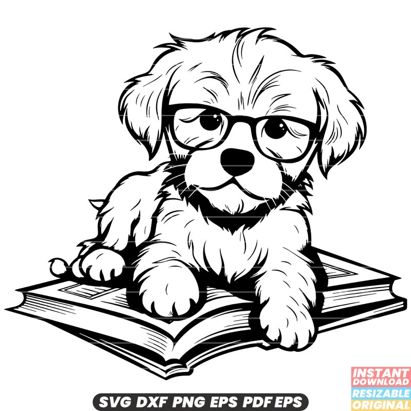 Book Reading Svg - Etsy