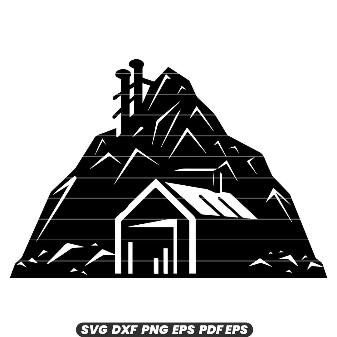 Coal Mine SVG Mining Industry Fossil Fuel Extraction Underground ...