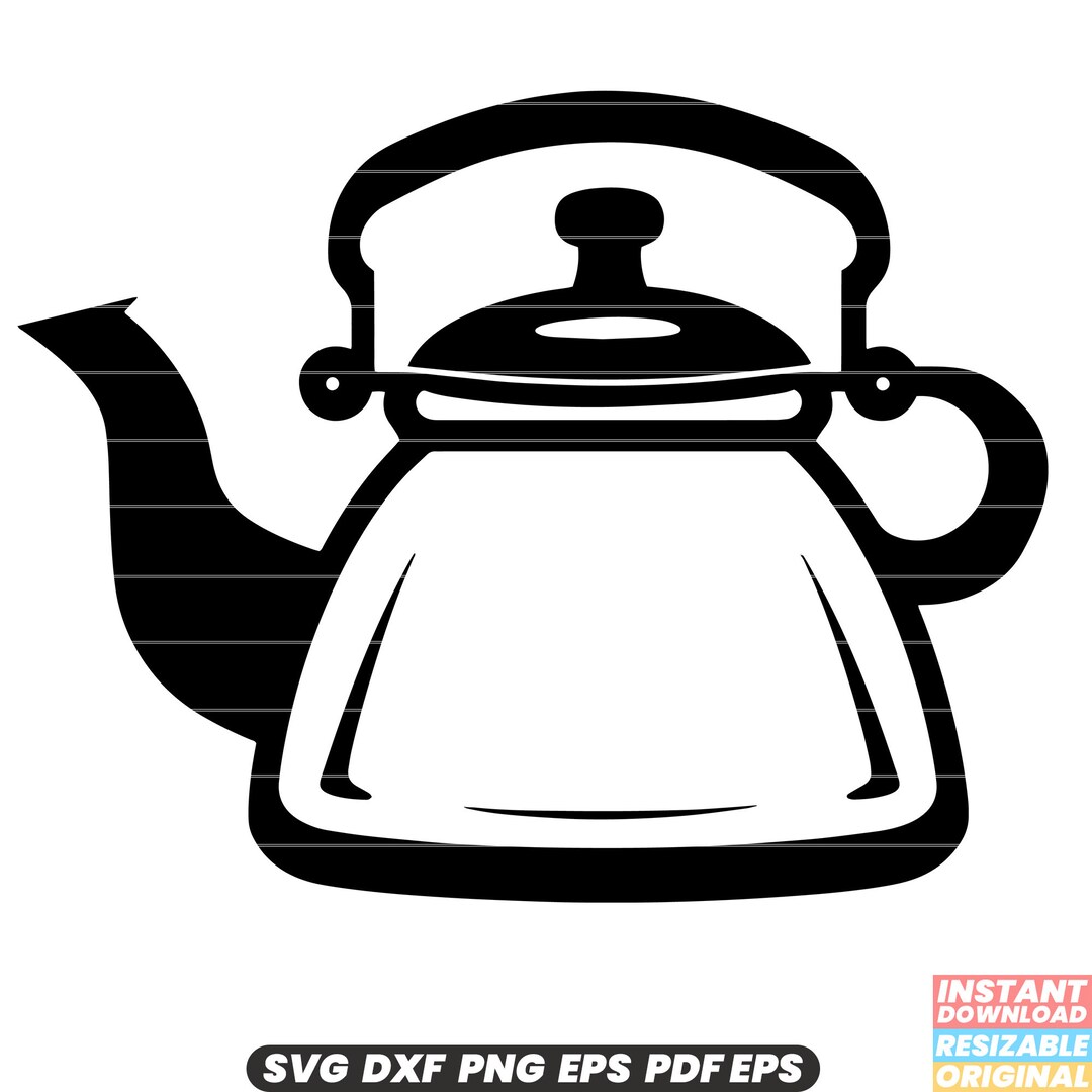 Tea Kettle Kitchenware Pot Boiling Water Handle Spout Beverage Tea ...