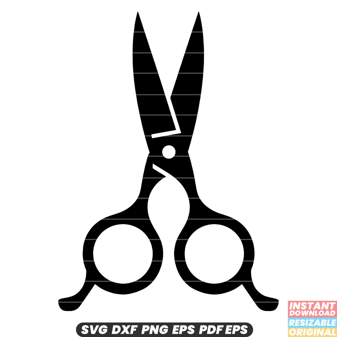 Scissors SVG Tool Illustration Scissors Clipart Cutting Graphic ...
