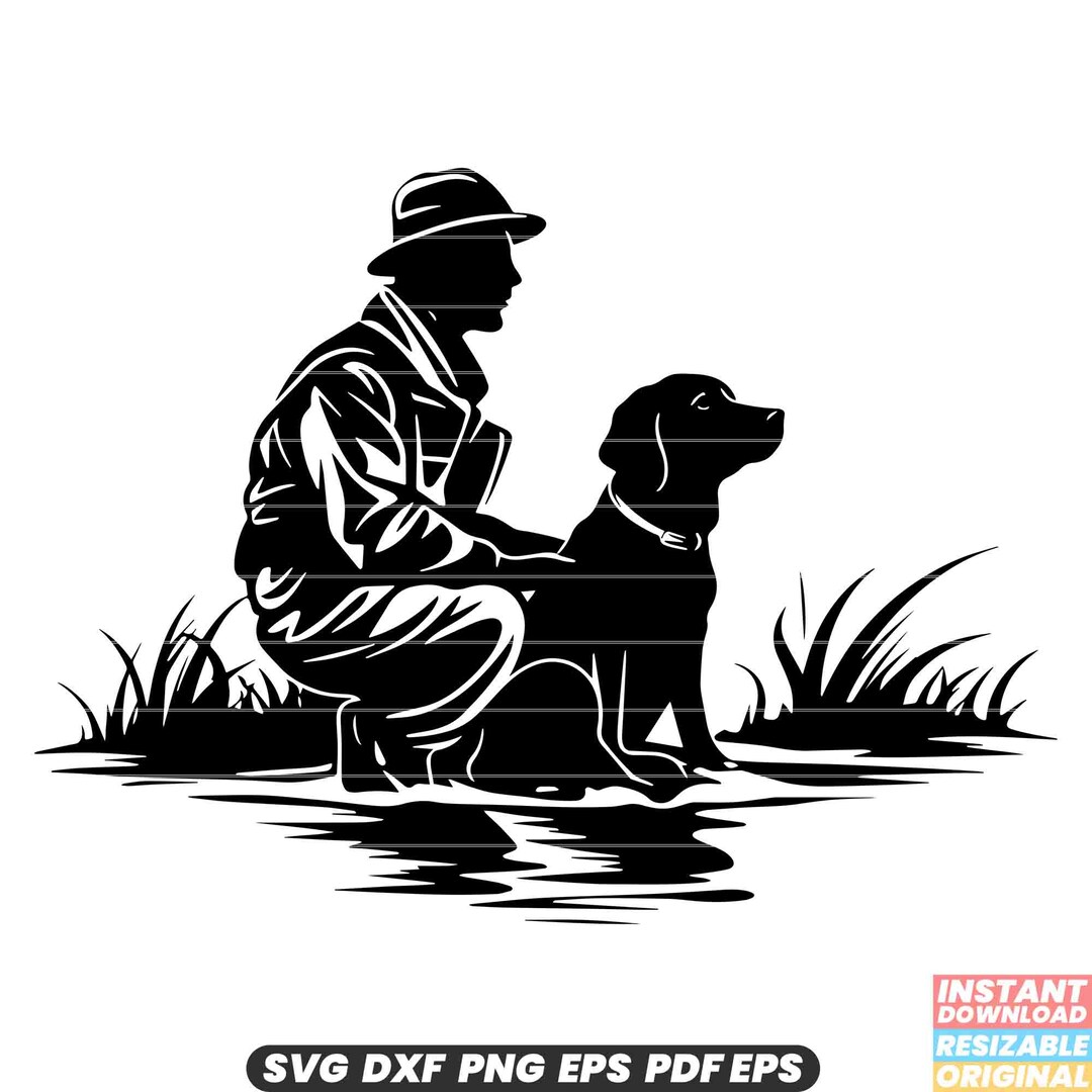 Duck Hunter SVG Hunting Outdoor Sport Waterfowl Game Bird Shotgun ...