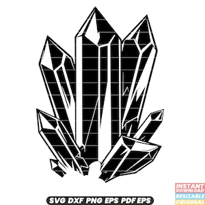 Crystal, Crystal Svg, Crystal Dxf, Crystal Png, Crystal Cut File ...
