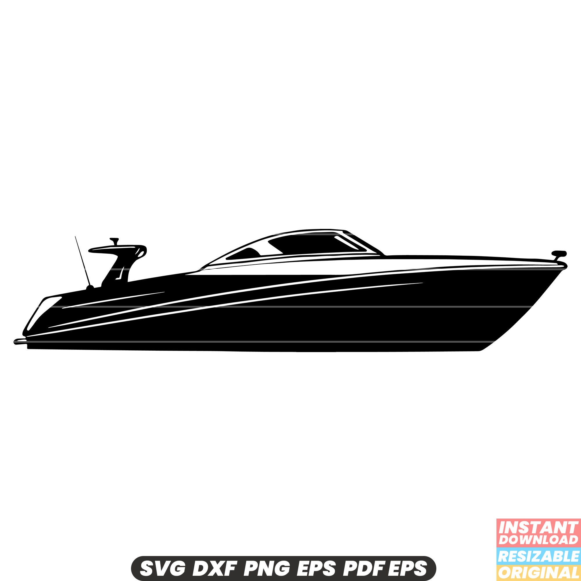 Runabout Boat Watercraft Motorized Speed Leisure Recreational Small ...