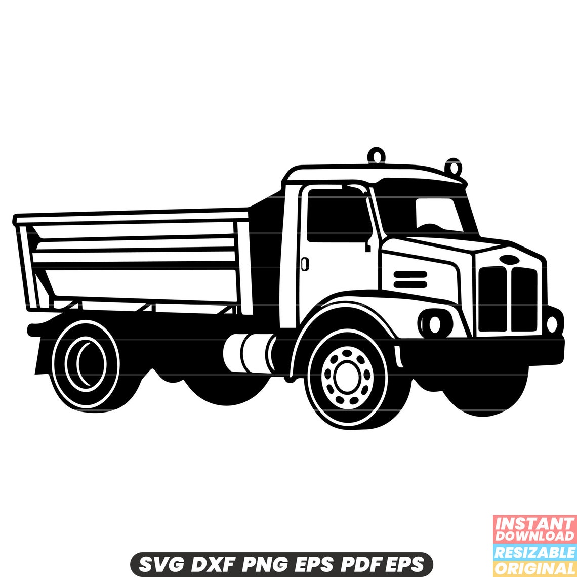 Dump Truck Construction Vehicle Heavy Duty Transportation Building Site ...