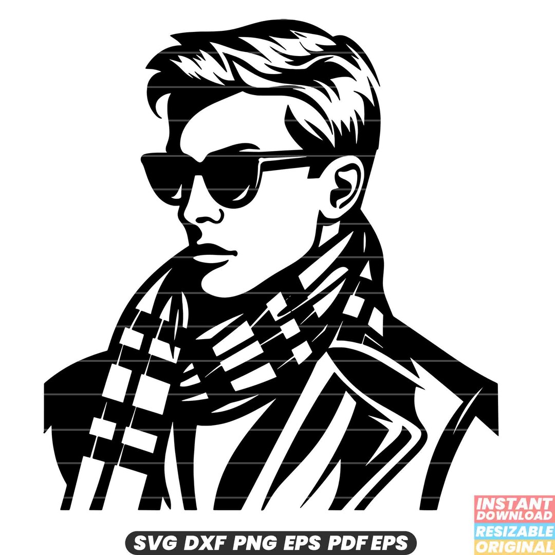 Man Fashion SVG Style Trendy Clothing Apparel Gentleman Male Model ...